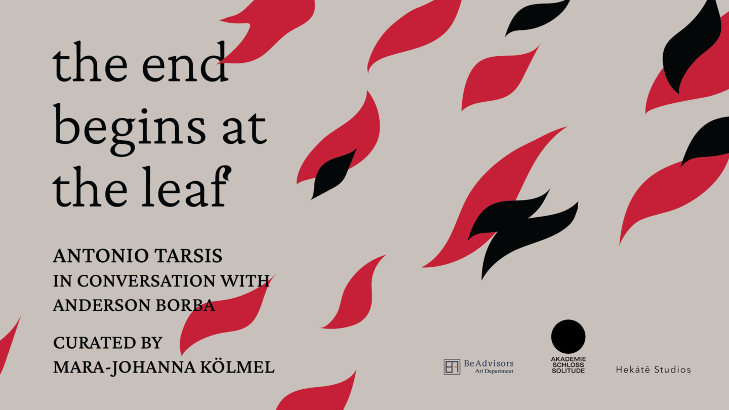 Exhibition by Antonio Tarsis in London - Akademie Schloss Solitude